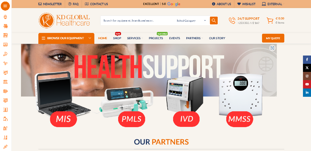 RAYTO RT-7600 Hematology Analyzer (3-Part Diff) - KD Global Healthcare