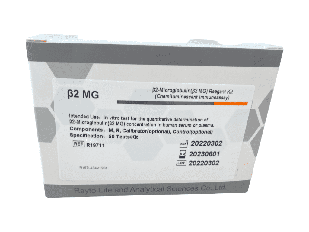 RAYTO 2-Microglobulin (2 MG) Reagent Kit (Chemiluminescent Immunoassay ...
