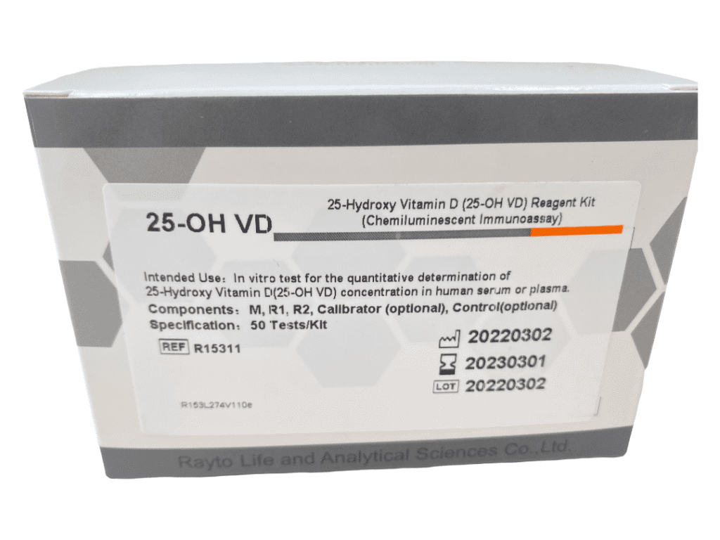 RAYTO 25-Hydroxy Vitamin D (25-OH VD) Reagent Kit-200T - KD Global ...