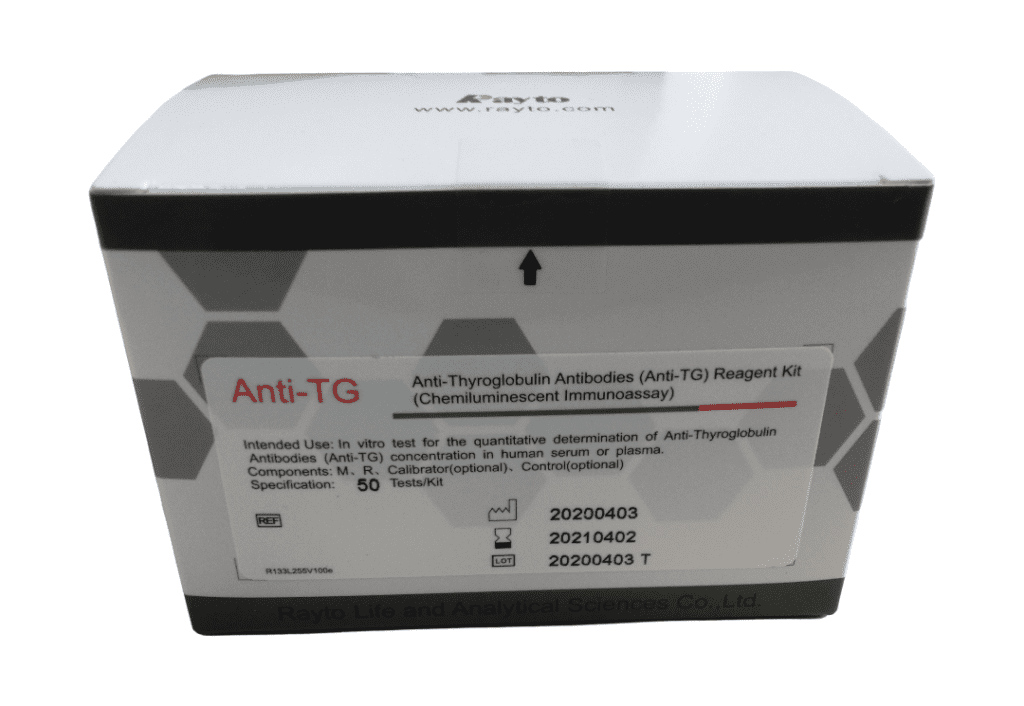 RAYTO Anti-Thyroglobulin Antibodies (Anti-TG) Reagent Kit-100T - KD ...