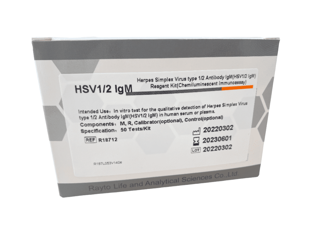 RAYTO Herpes Simplex Virus type I/II Antibody IgM ( HSV-I/II IgM ...